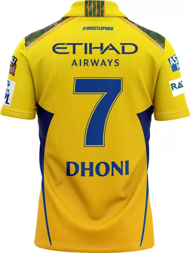 CSK 2025 Men's Official Match Jersey – Shine Star Sports